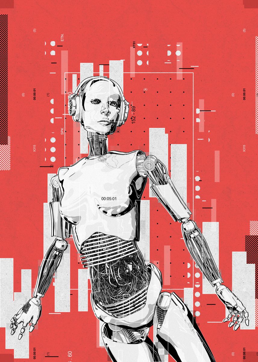 'Android' Poster by line2art | Displate