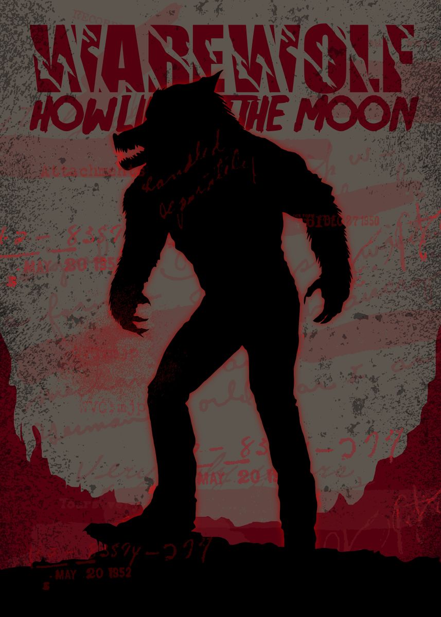 'Warewolf' Poster by Stunning Warrior | Displate