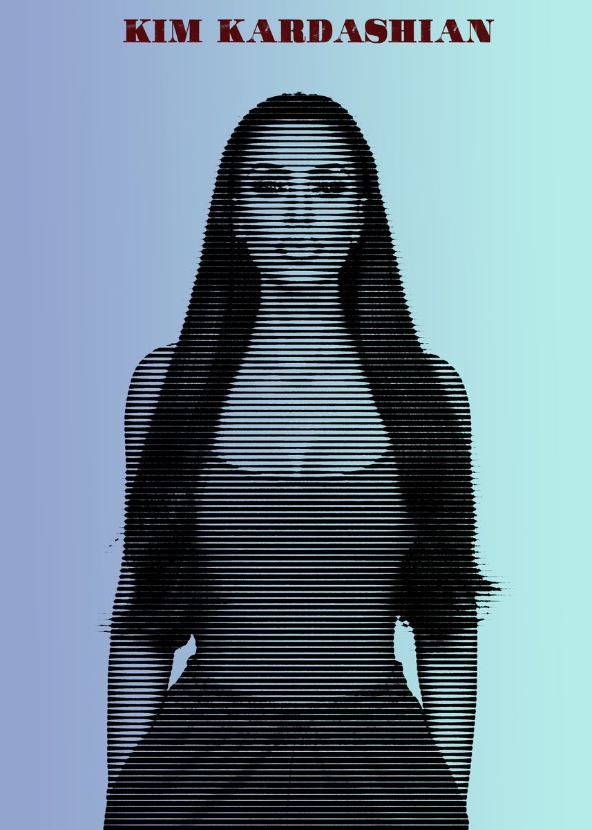'Kim Kardashian' Poster, picture, metal print, paint by Poster ...