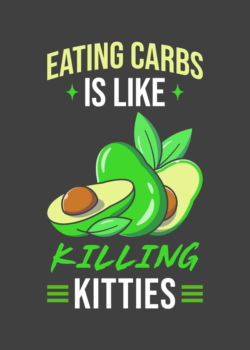 'Keto Diet Low Carb' Poster by schmugo | Displate