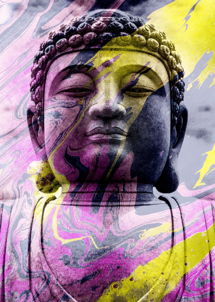 'budha colors' Poster, picture, metal print, paint by almost seven ...