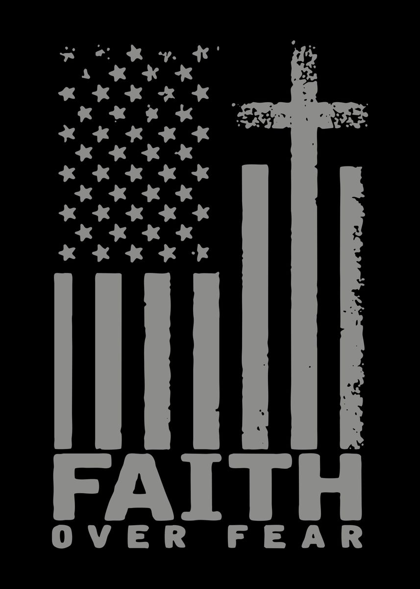'faith over fear' Poster, picture, metal print, paint by riyadi elyas ...