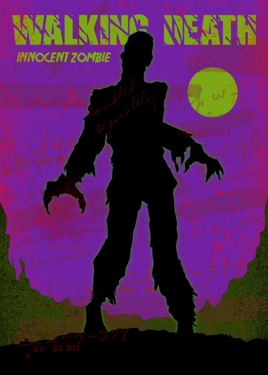 'The Zombie' Poster by Stunning Warrior | Displate