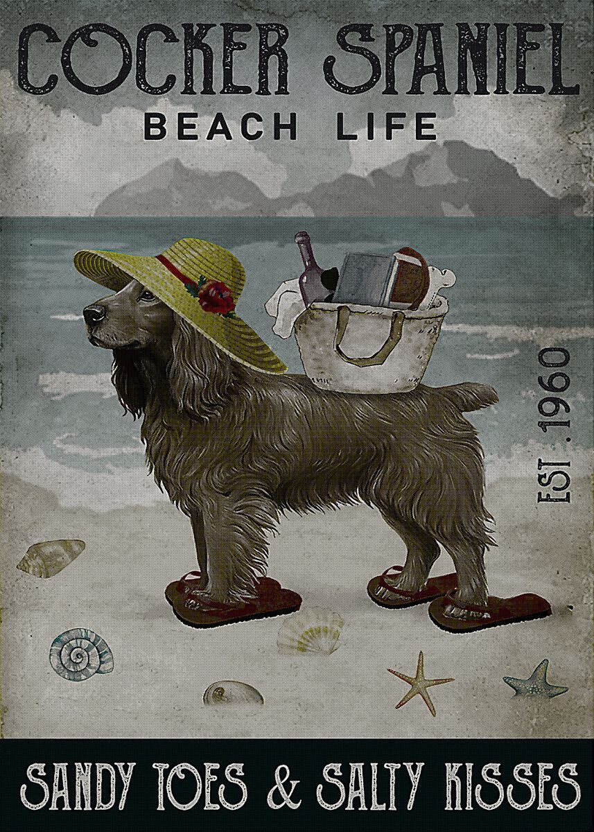 'Cocker Spaniel' Poster by Ron Studio | Displate