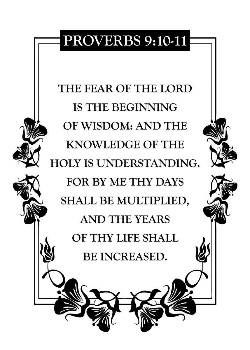 'Proverbs 9:8-9' Poster by ABConcepts | Displate