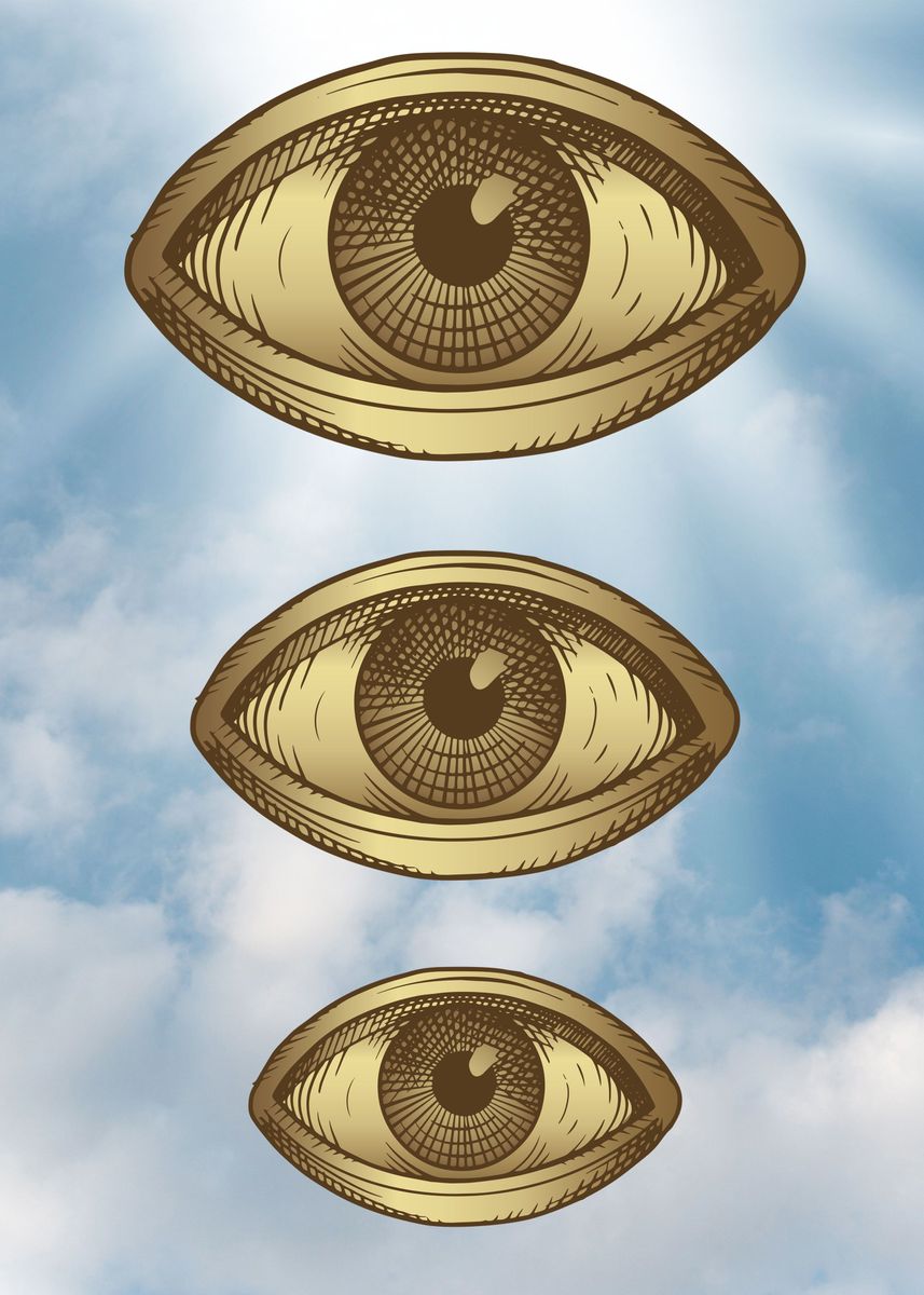 'Weirdcore Aesthetic Eye' Poster by AestheticAlex | Displate