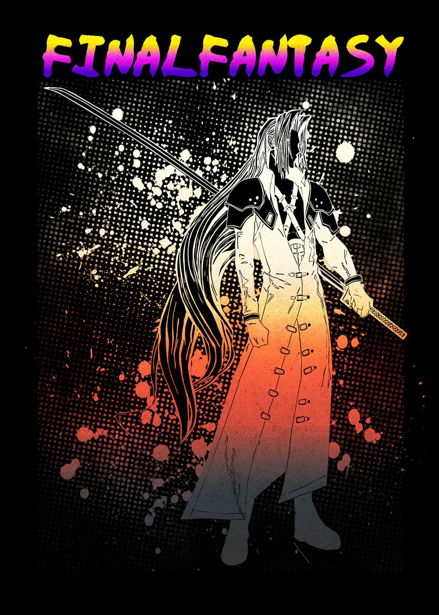 'Final Fantasy' Poster, picture, metal print, paint by LorettaRElswick ...