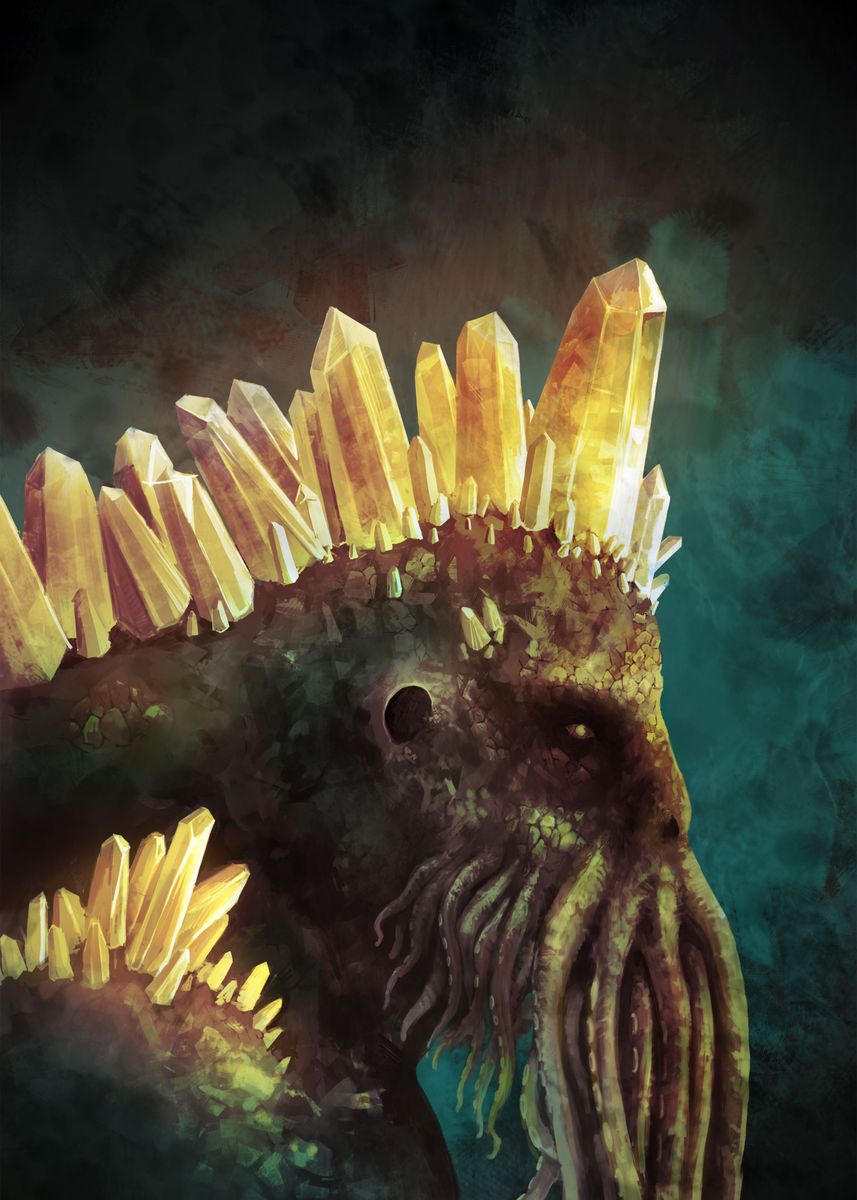 'Crystal kraken' Poster by f0rest | Displate