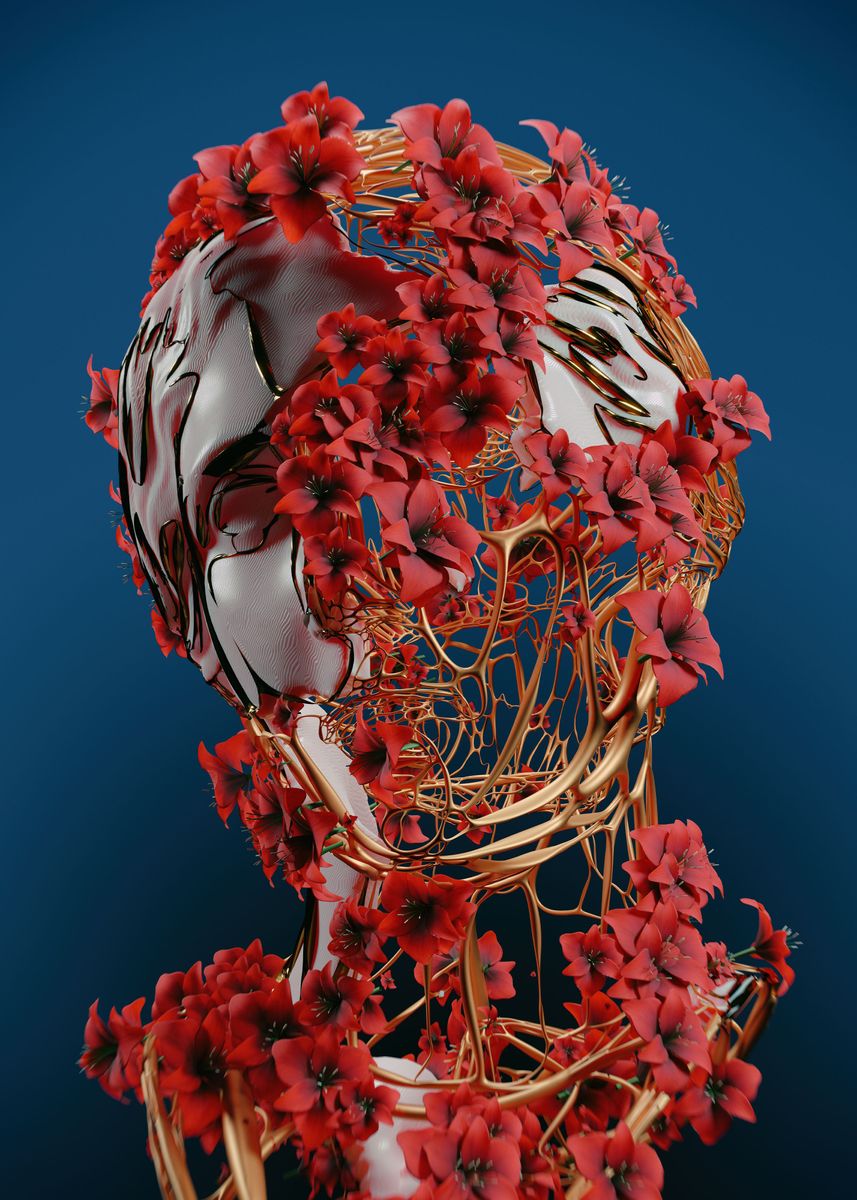 'DISAPPEARING EXISTENCE ' Poster, picture, metal print, paint by Gigi ...