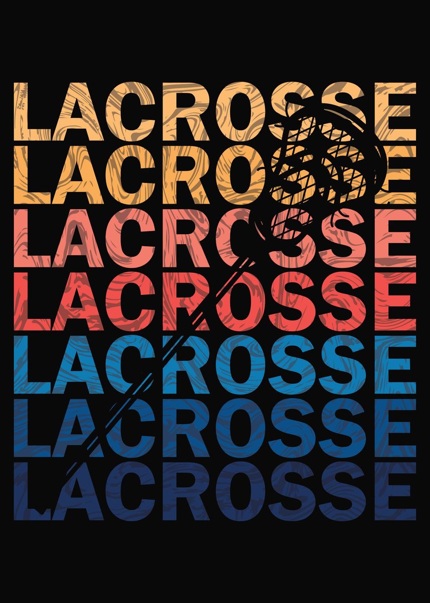 'Lacrosse' Poster by Statements | Displate