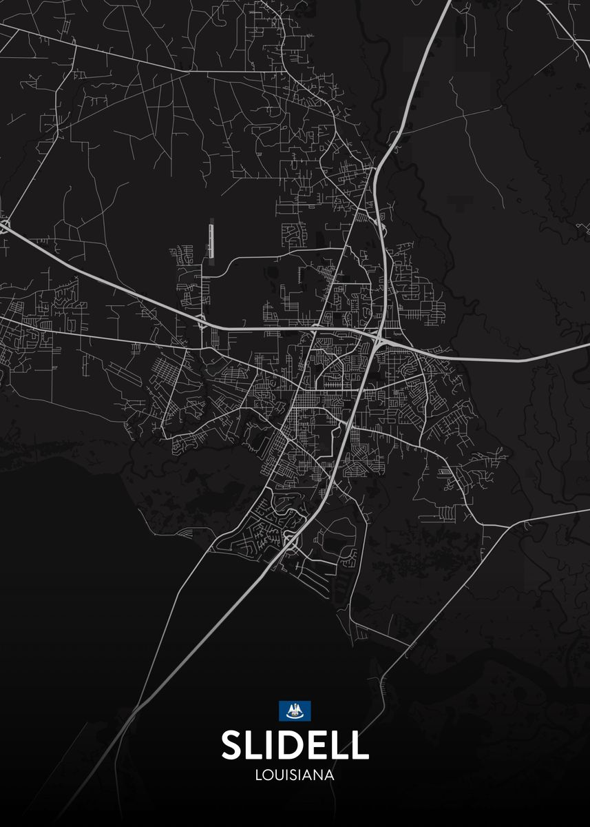 'Slidell LA' Poster by IMR Designs | Displate