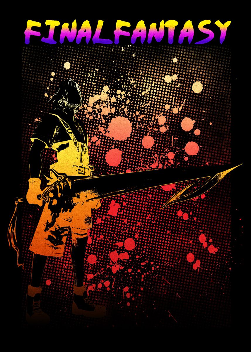 'Final Fantasy' Poster, picture, metal print, paint by LorettaRElswick ...