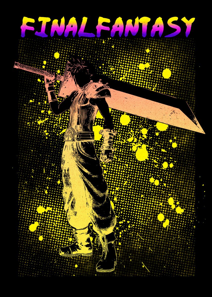 'Final Fantasy' Poster, picture, metal print, paint by LorettaRElswick ...