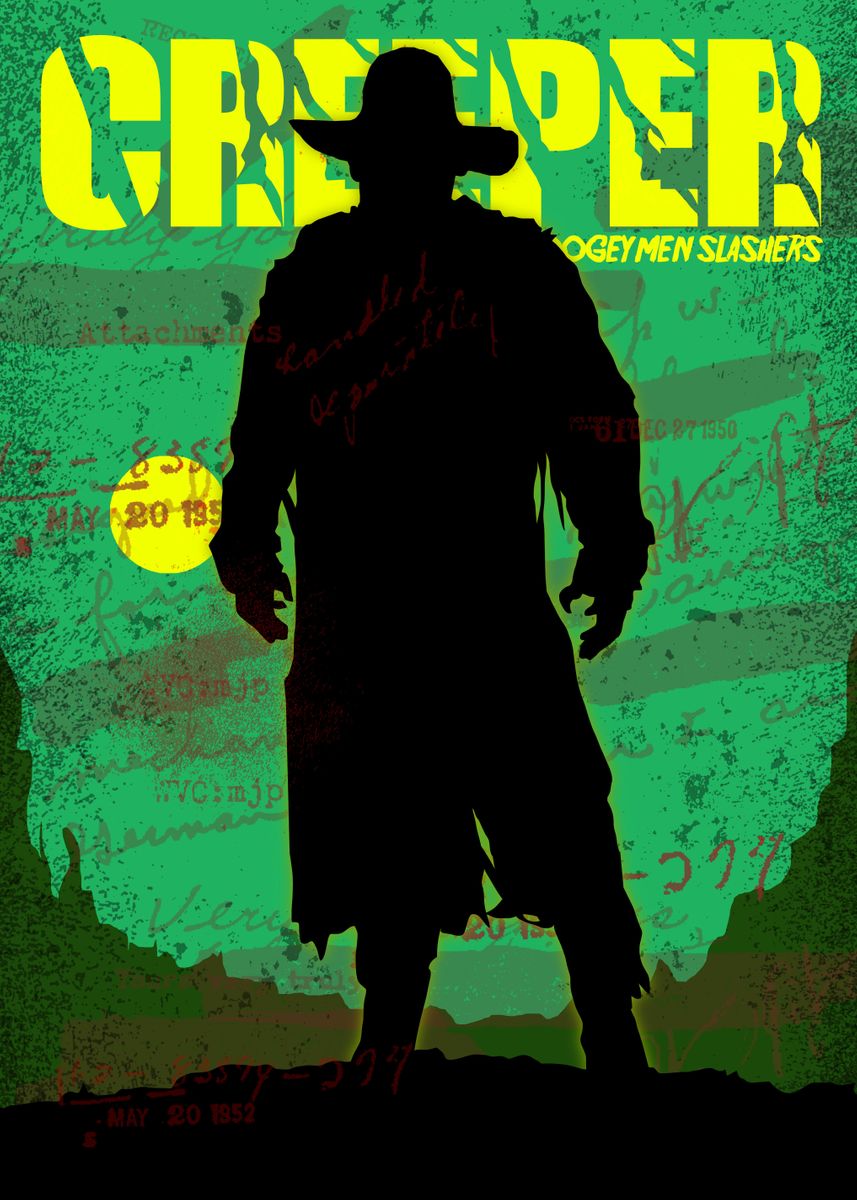 'The Creeper' Poster, picture, metal print, paint by Retro Feeling ...