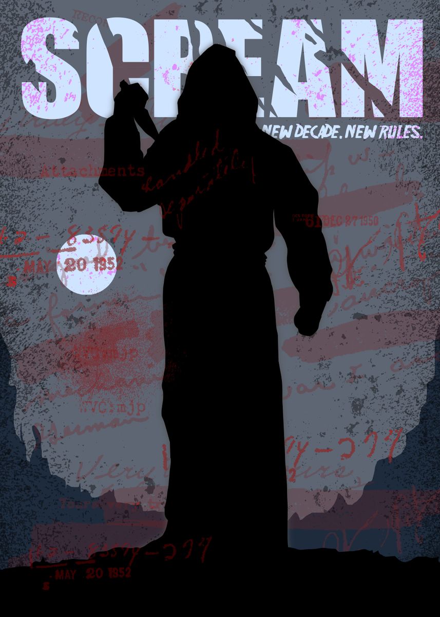 'The Scream' Poster, picture, metal print, paint by Retro Feeling ...