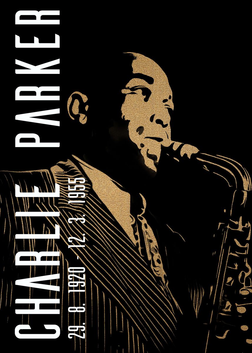 'Charlie Parker' Poster by Petra Rommelfanger | Displate