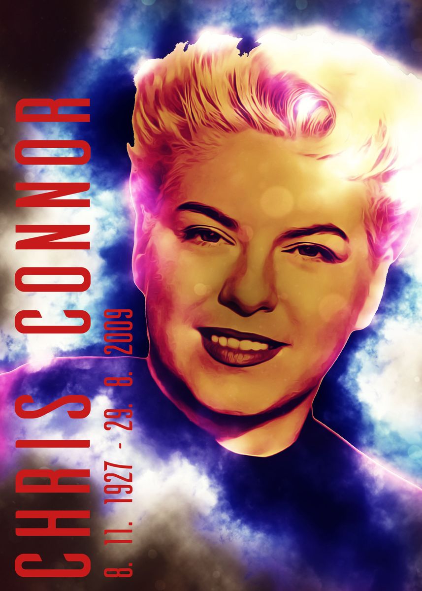 'Chris Connor' Poster, picture, metal print, paint by Petra ...