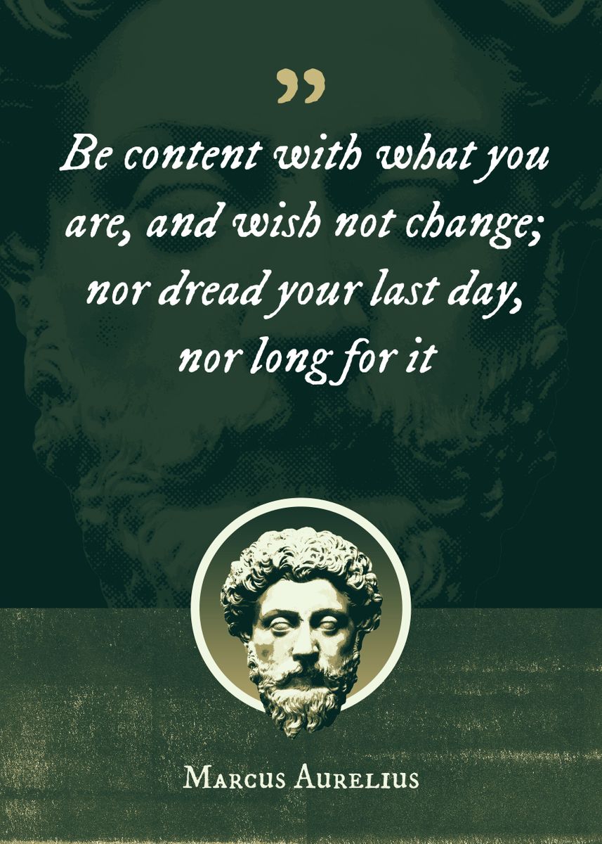 'Be content with what you ' Poster by Syahrasi | Displate