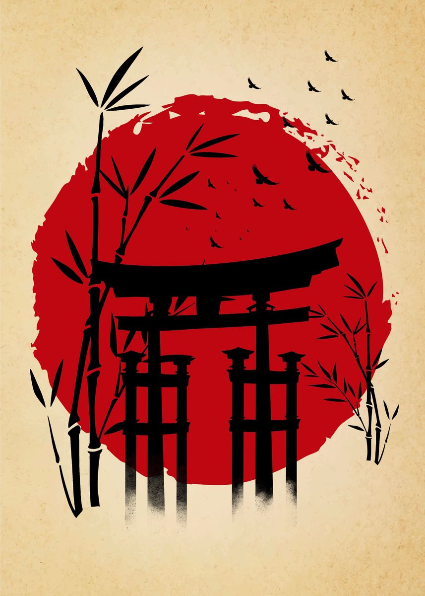 'Japanese style' Poster, picture, metal print, paint by Biopic Studio ...