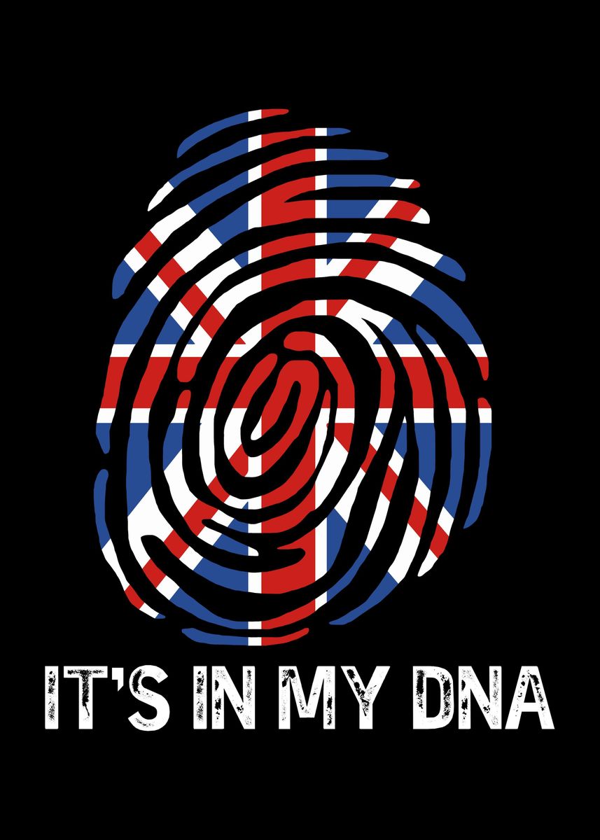 'England Its In My DNA' Poster, picture, metal print, paint by ...