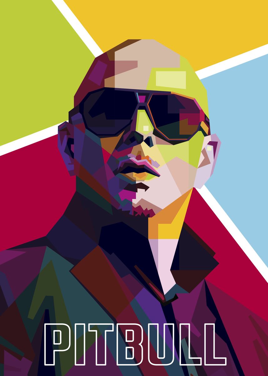 'Pitbull' Poster, picture, metal print, paint by Yusuf Dedi Wijaya ...