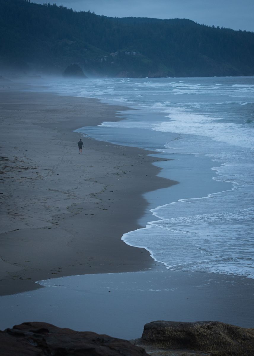 'Lost on the coast' Poster by Nicholas Steven | Displate