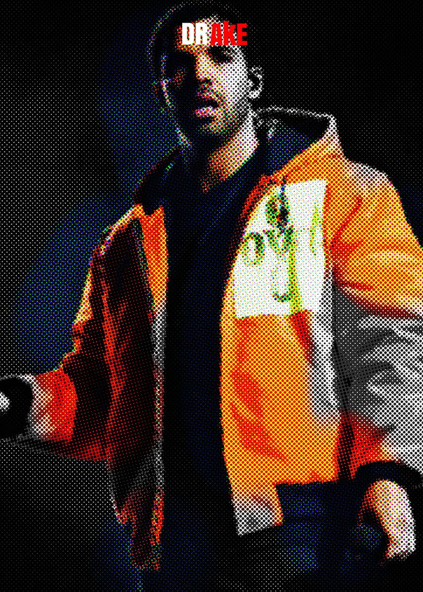 'drake' Poster, picture, metal print, paint by UltraSnail | Displate