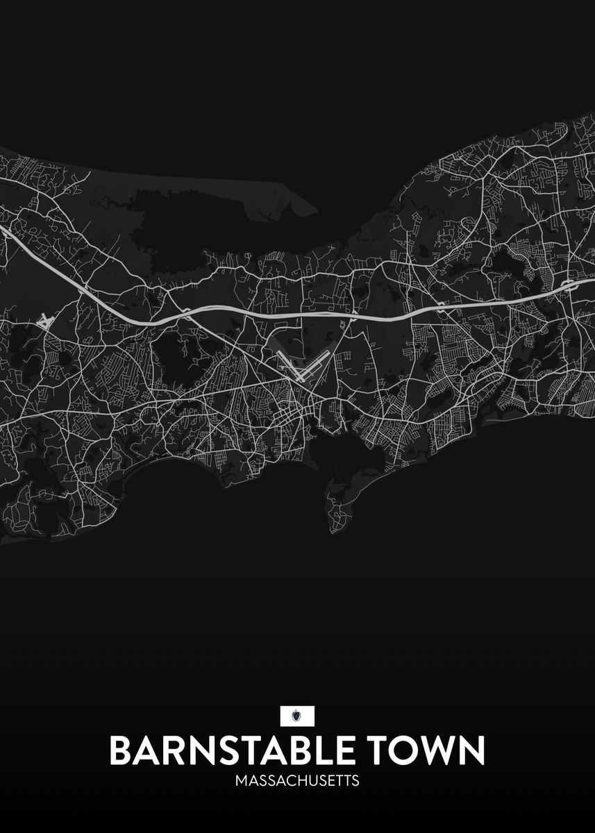 'Barnstable Town MA' Poster, picture, metal print, paint by IMR Designs ...