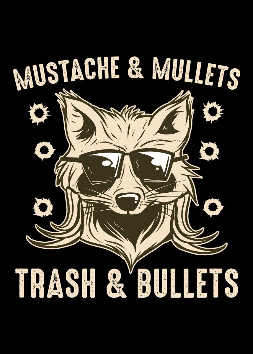 'Mullet Pride Redneck' Poster, picture, metal print, paint by ...