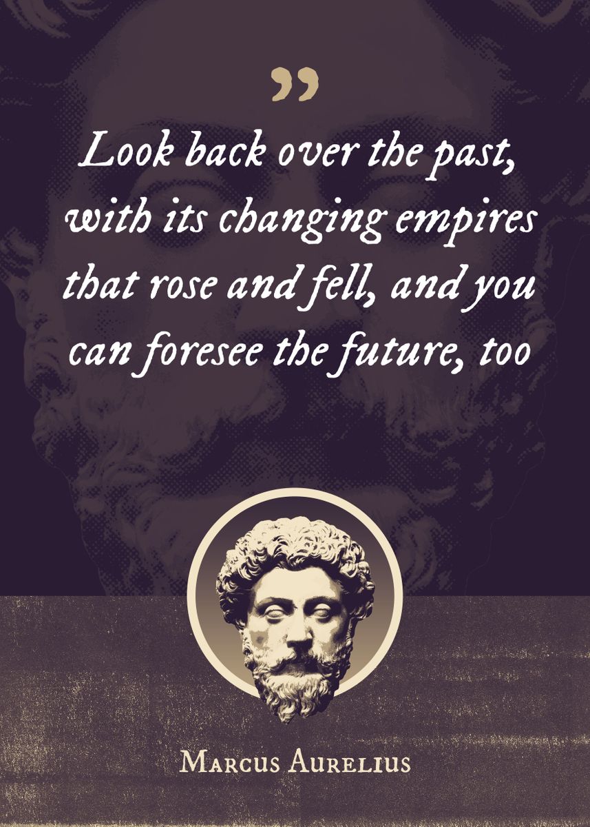 'Look back over the past ' Poster, picture, metal print, paint by ...