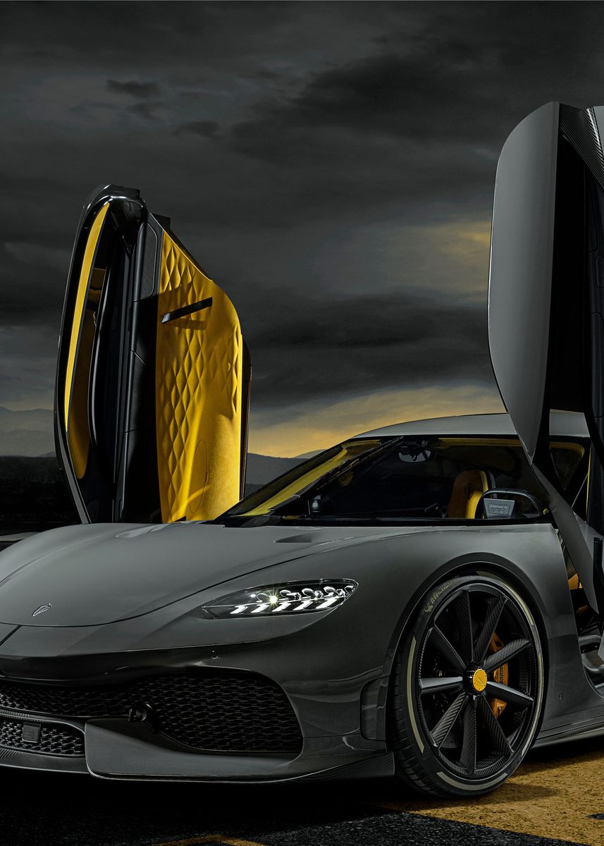 'Koenigsegg gemera 2020' Poster, picture, metal print, paint by LCW17 ...