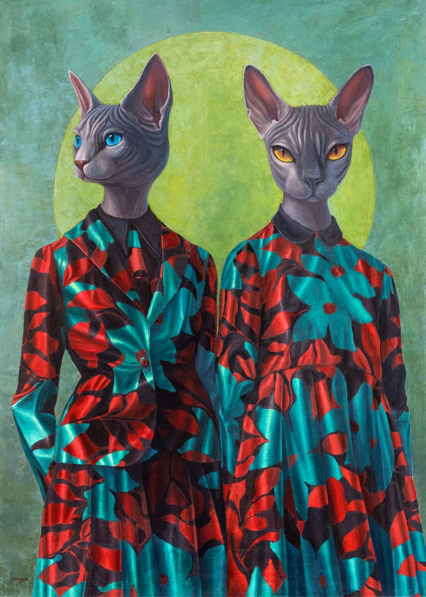 'Catwalk' Poster, picture, metal print, paint by Jurga Art Lab | Displate