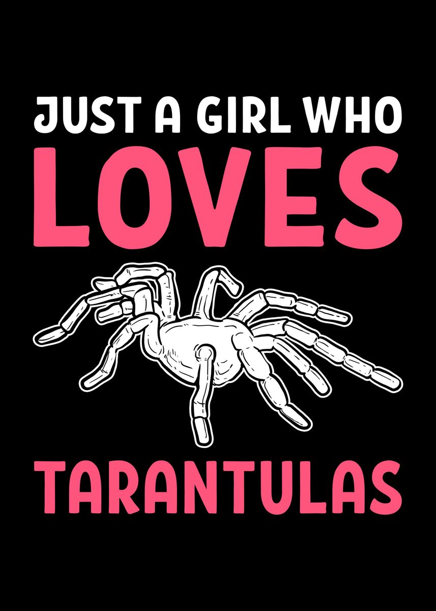 'Tarantula Girl' Poster by FunnyGifts | Displate
