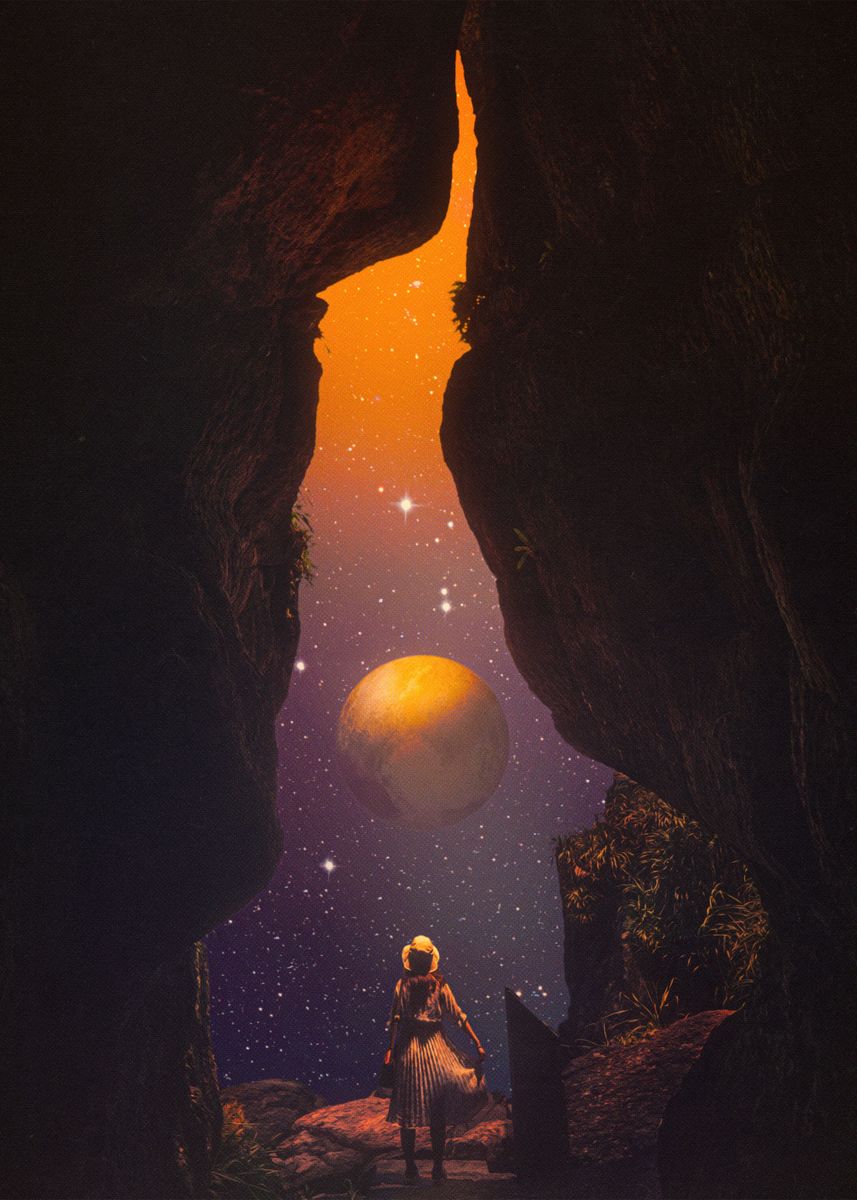 'Adventure In Another World' Poster, picture, metal print, paint by ...