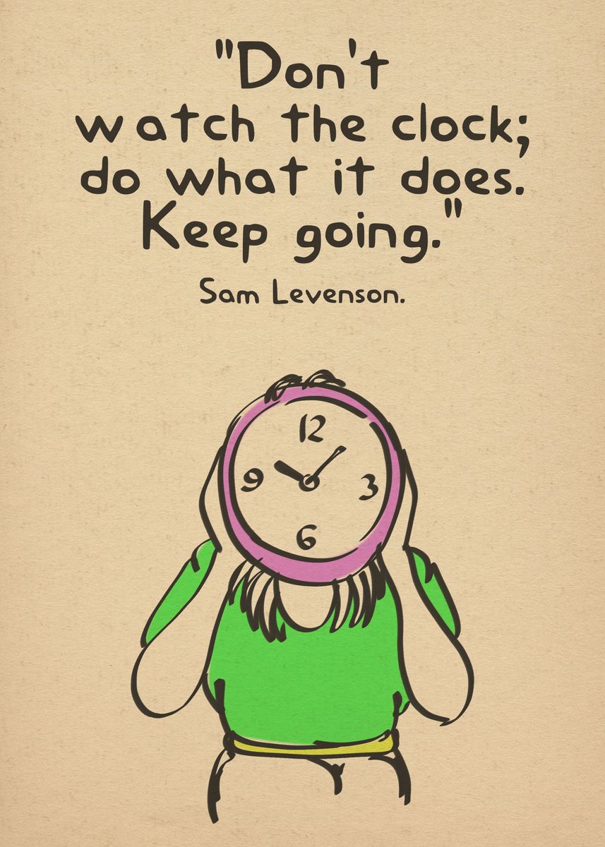 'SAM LEVENSON QUOTE' Poster by MoveUp | Displate