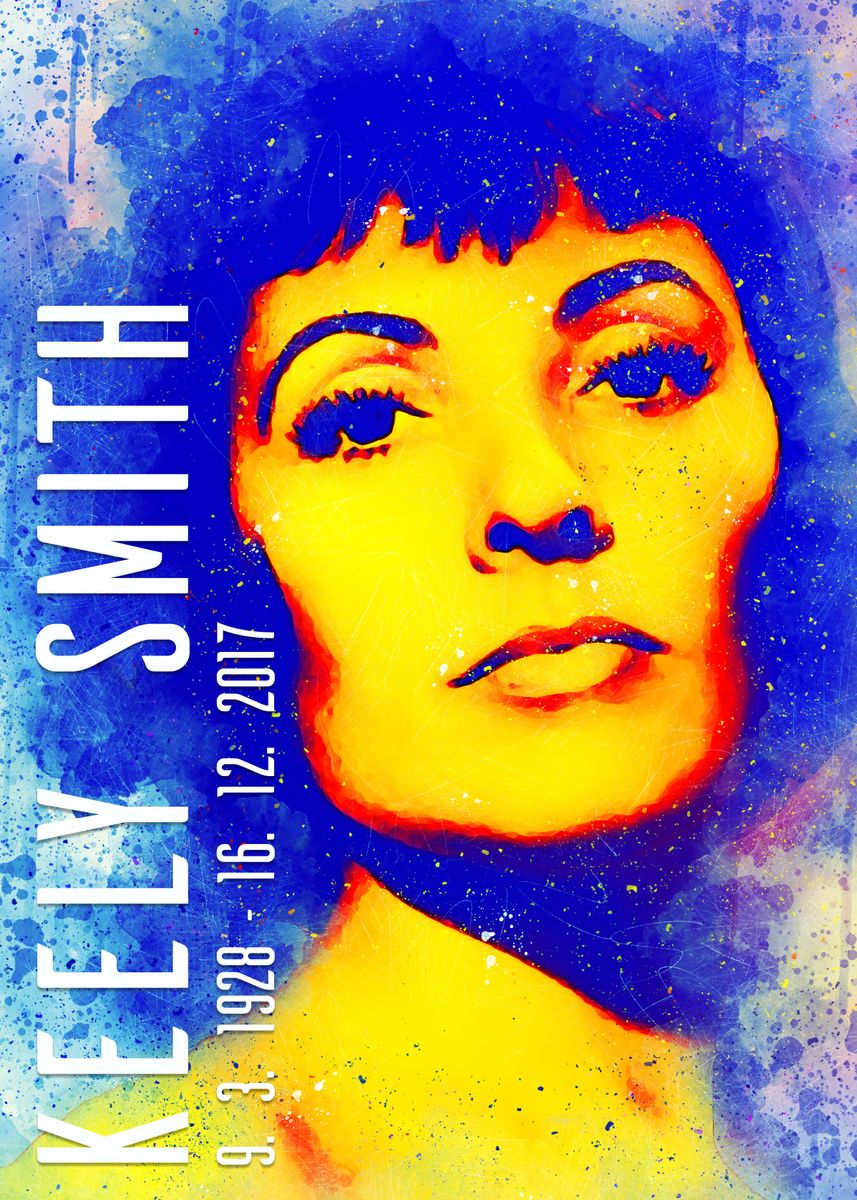 'Keely Smith' Poster, picture, metal print, paint by Petra Rommelfanger ...
