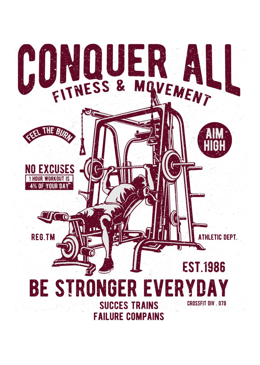 'Conquer All' Poster, picture, metal print, paint by thetshirtshop2020 ...