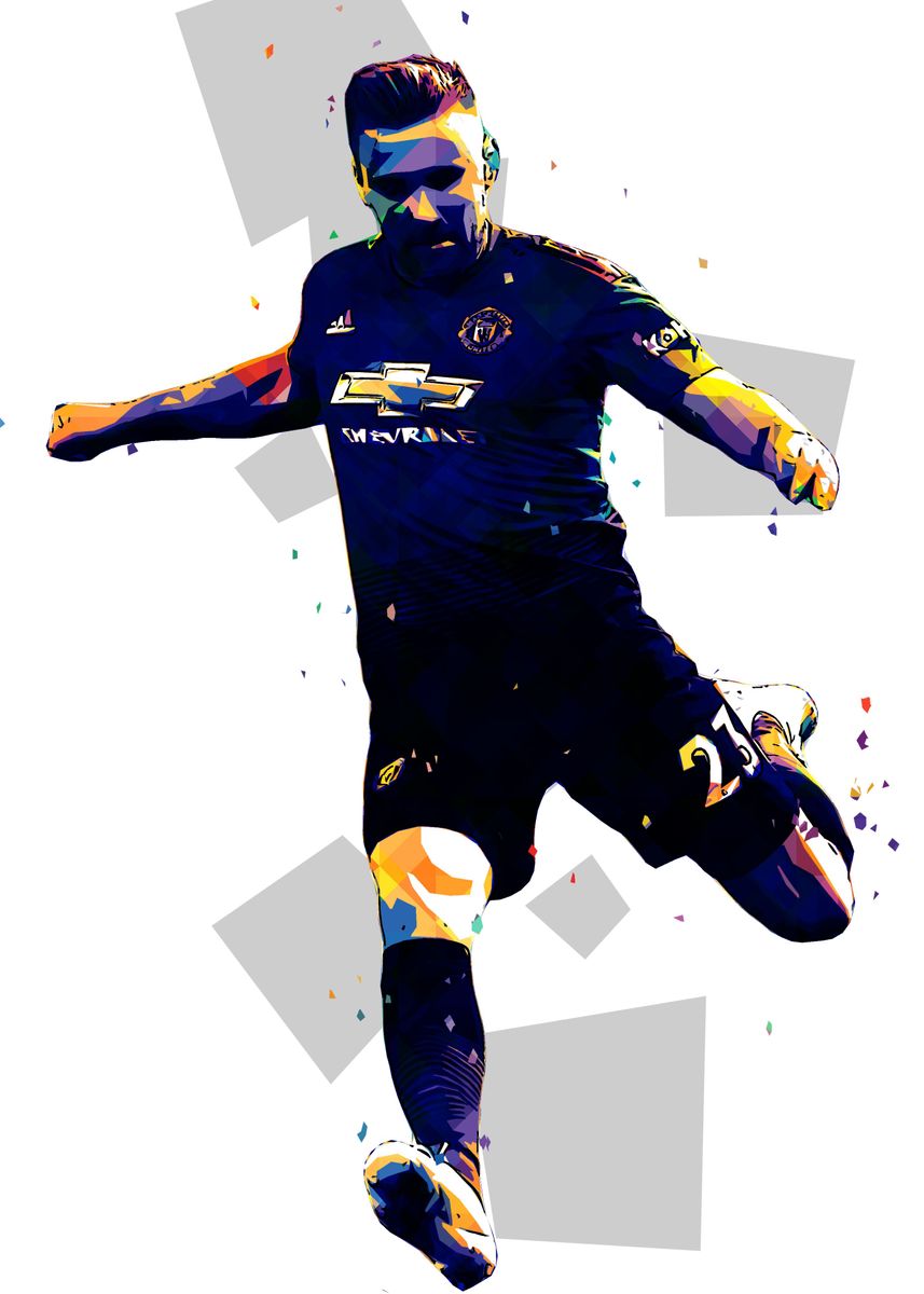 'Luke Shaw' Poster, picture, metal print, paint by RobertHall Studio ...