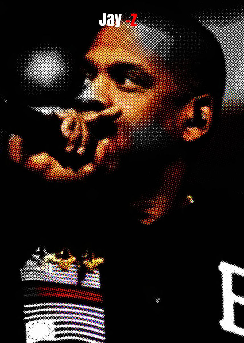 'jay z' Poster, picture, metal print, paint by UltraSnail | Displate