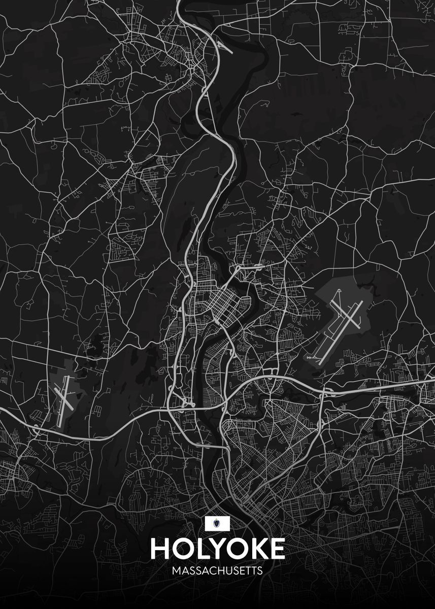 'Holyoke MA' Poster by IMR Designs | Displate