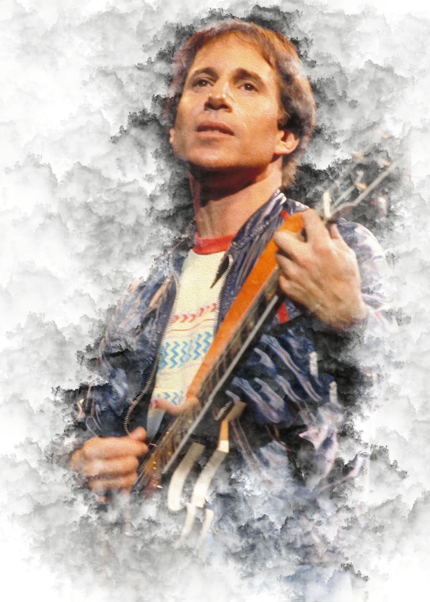 'Paul Simon' Poster, picture, metal print, paint by Sabiqul Fahmi ...