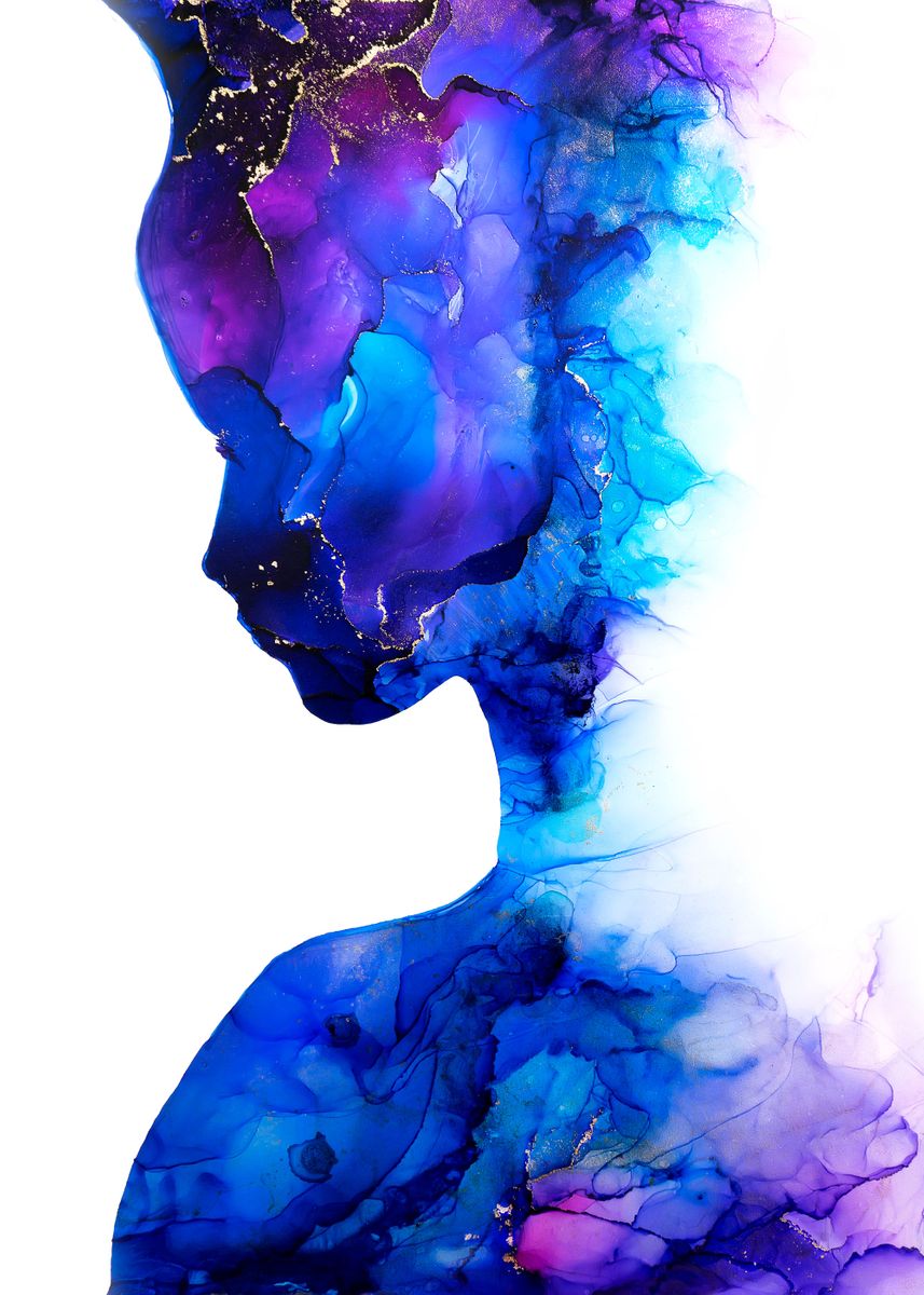 'Griz' Poster, picture, metal print, paint by Olga Rogovets | Displate