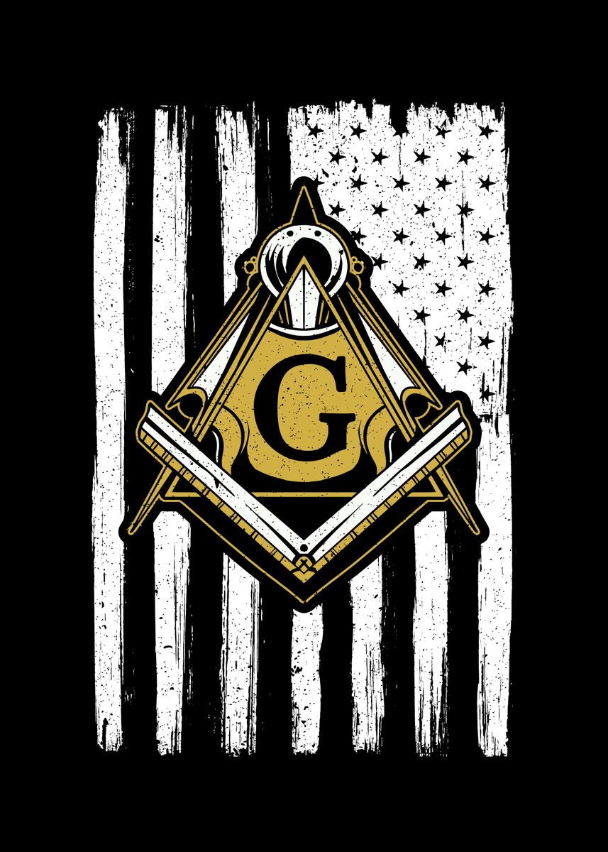 'Freemason ' Poster, picture, metal print, paint by NAO | Displate