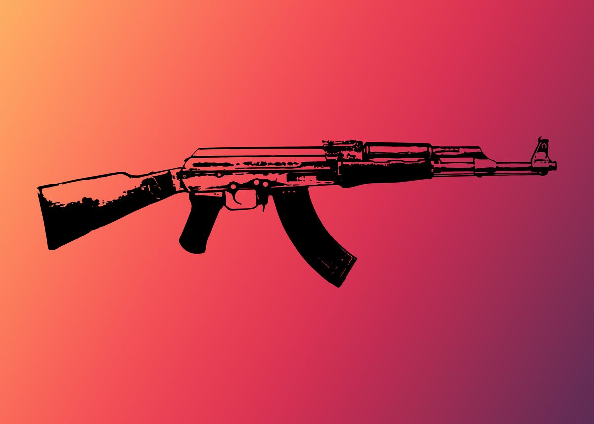 'CSGO Fade AK' Poster by PH Design | Displate