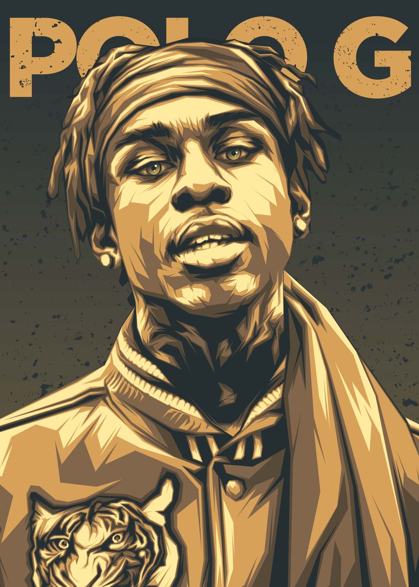 'Polo G Music Rapper' Poster by Lucky Dream | Displate