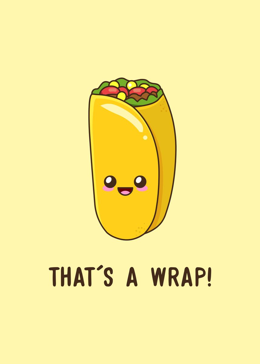 'Wrap it up' Poster, picture, metal print, paint by Ana Villanueva ...