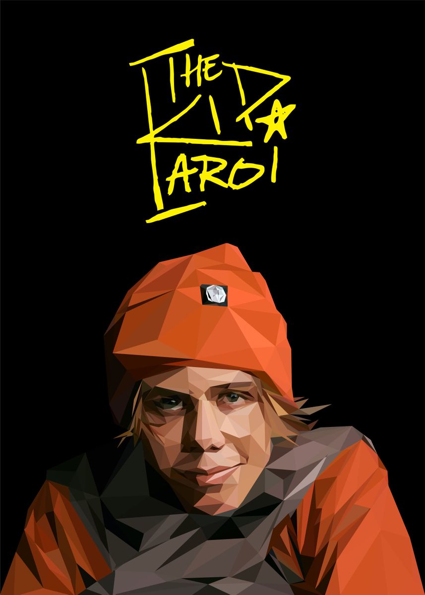 'the kid laroi' Poster, picture, metal print, paint by Lowpoly Posters ...