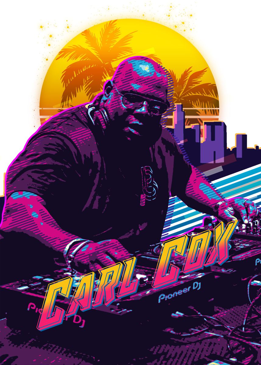 'Carl cox' Poster, picture, metal print, paint by Bestselling Music ...