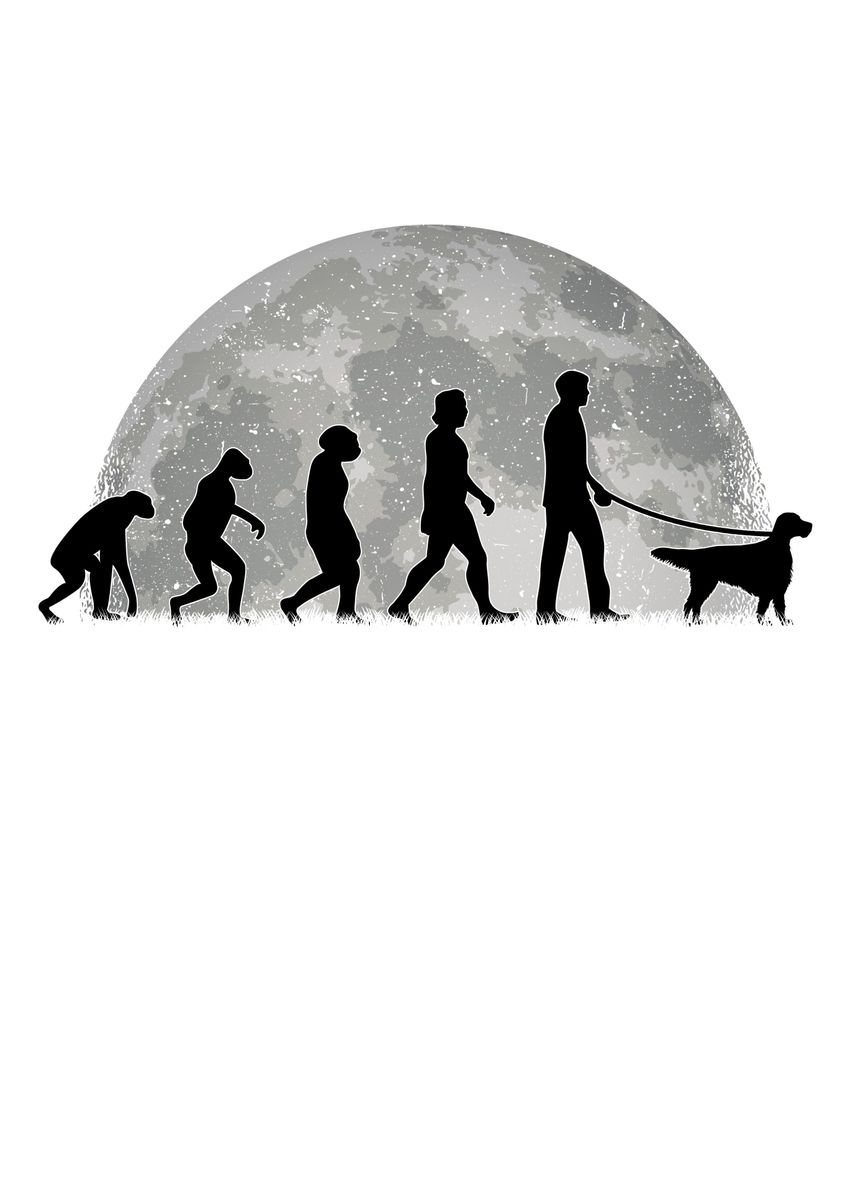 'English Setter Evolution' Poster, picture, metal print, paint by ...