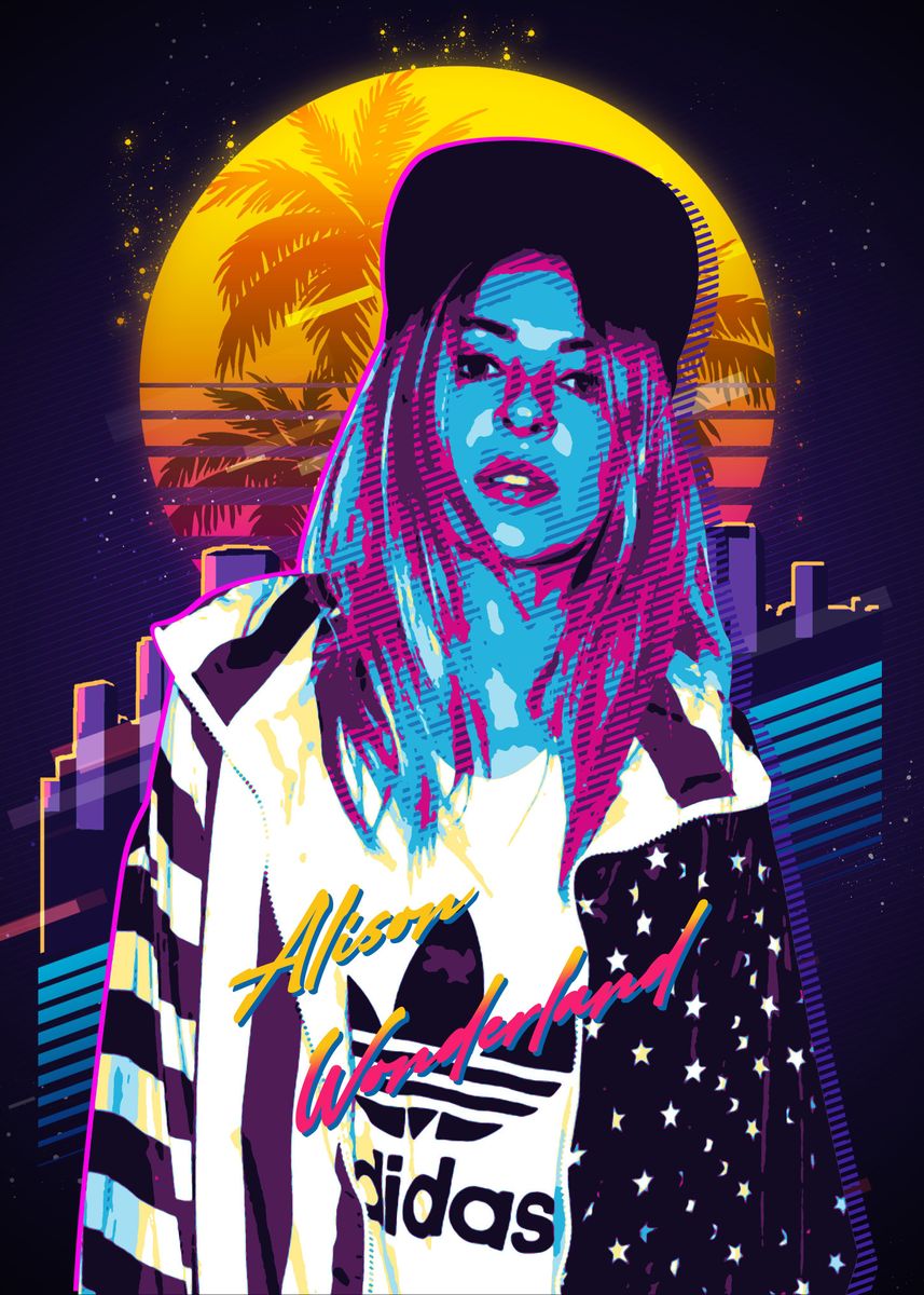 'alison wonderland' Poster, picture, metal print, paint by Bestselling ...